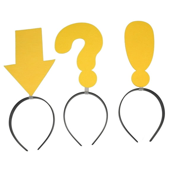 C Cute Question Mark Headband Arrow Headbands for Women's Party Favor ...