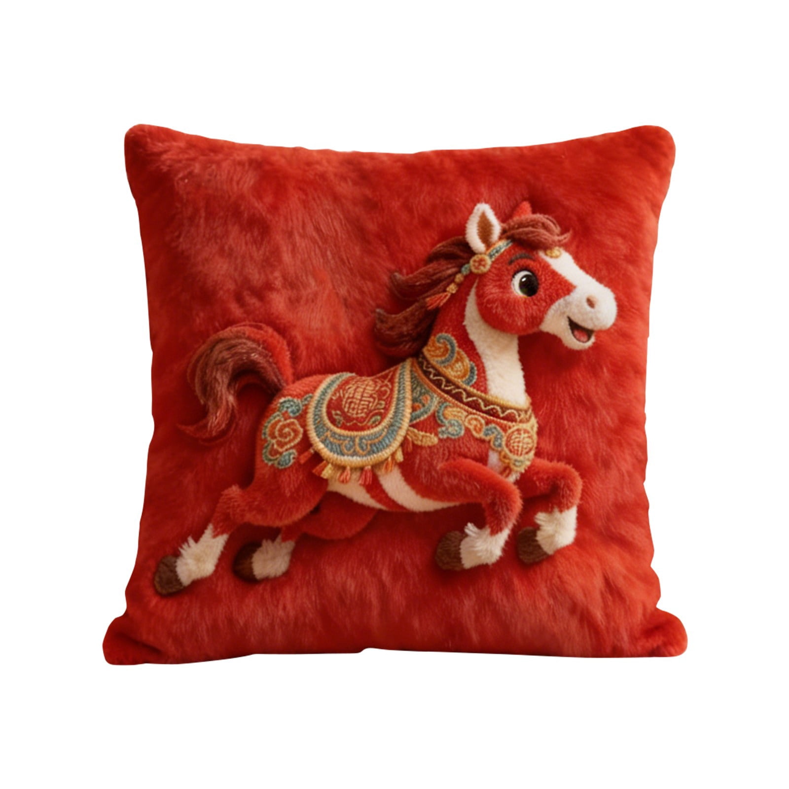 C Decorative Cotton Pillow Cover With Hidden Zipper For Home Decor ...