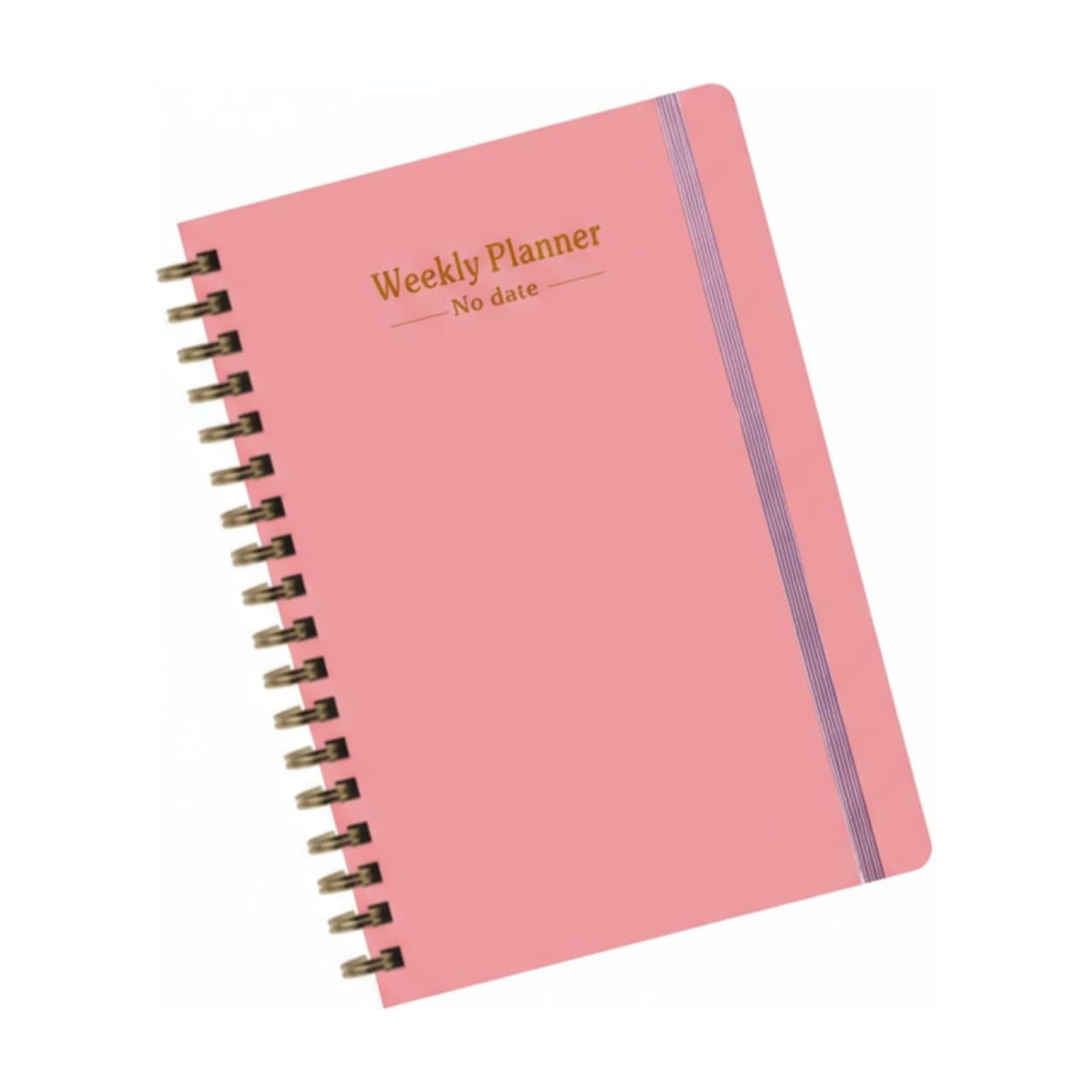 C Desktop Coil Planner Notebook Undated For Study And Office Use As ...