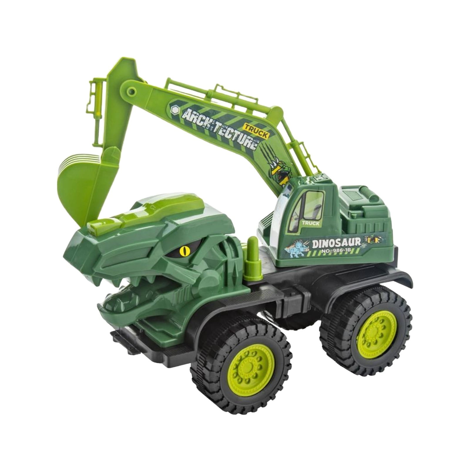 C Dinosaur Excavator Construction Vehicle Toy For Kids 12.99X8.26X6 ...