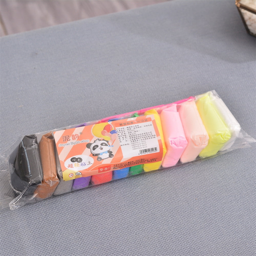 C Diy Frame Kit 12 Colors Colored Clay For Wooden Art Frame ...