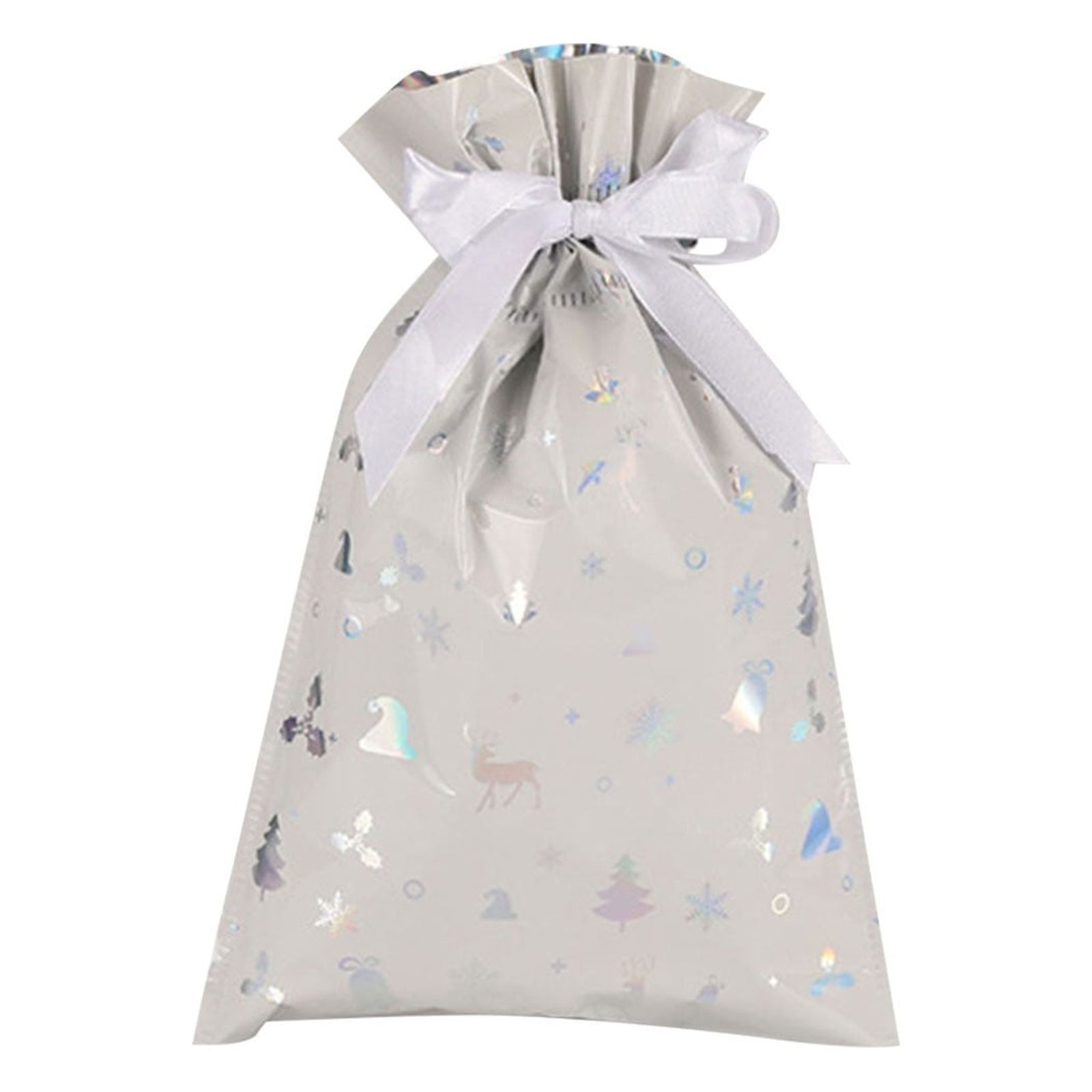C Drawstring Christmas Candy Bag 16X24 Inches Plastic For Party ...