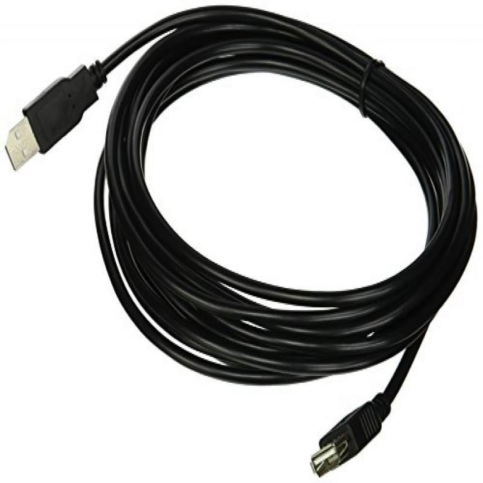 C&E CNE11485 Black 15 Foot USB 2.0 Extension Cable - Walmart Business ...