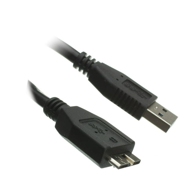 C&E Micro USB 3.0 Cable, Black, Type A Male to Micro-B Male, 6 Feet ...