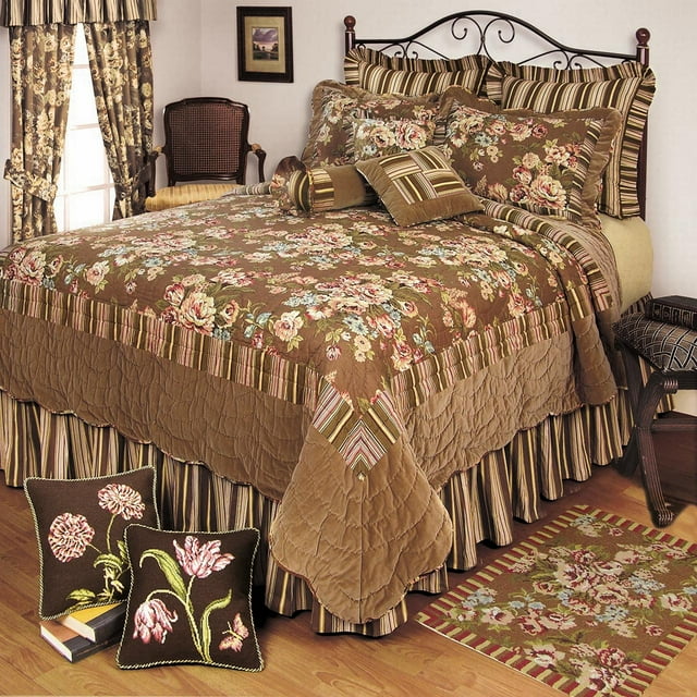 Vintage Rose Full/Queen Quilt - Walmart.com