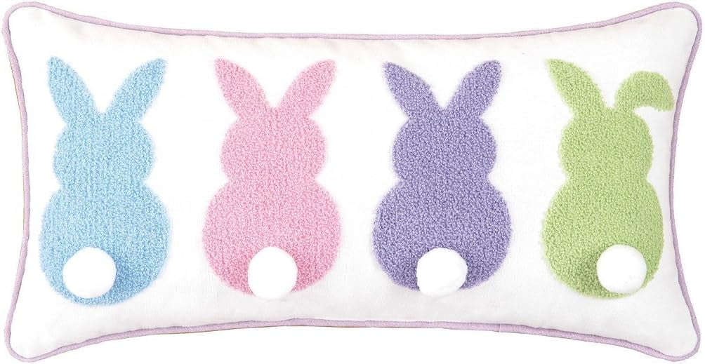 C&F Home 10" x 20" Easter Bunnies with Tufted 3D Bunny Rabbit Tail ...