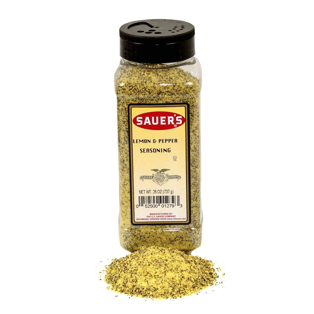 C.F. Sauer Foods Master Chef Lemon Pepper Seasoning, 26 Ounce - 6 per ...