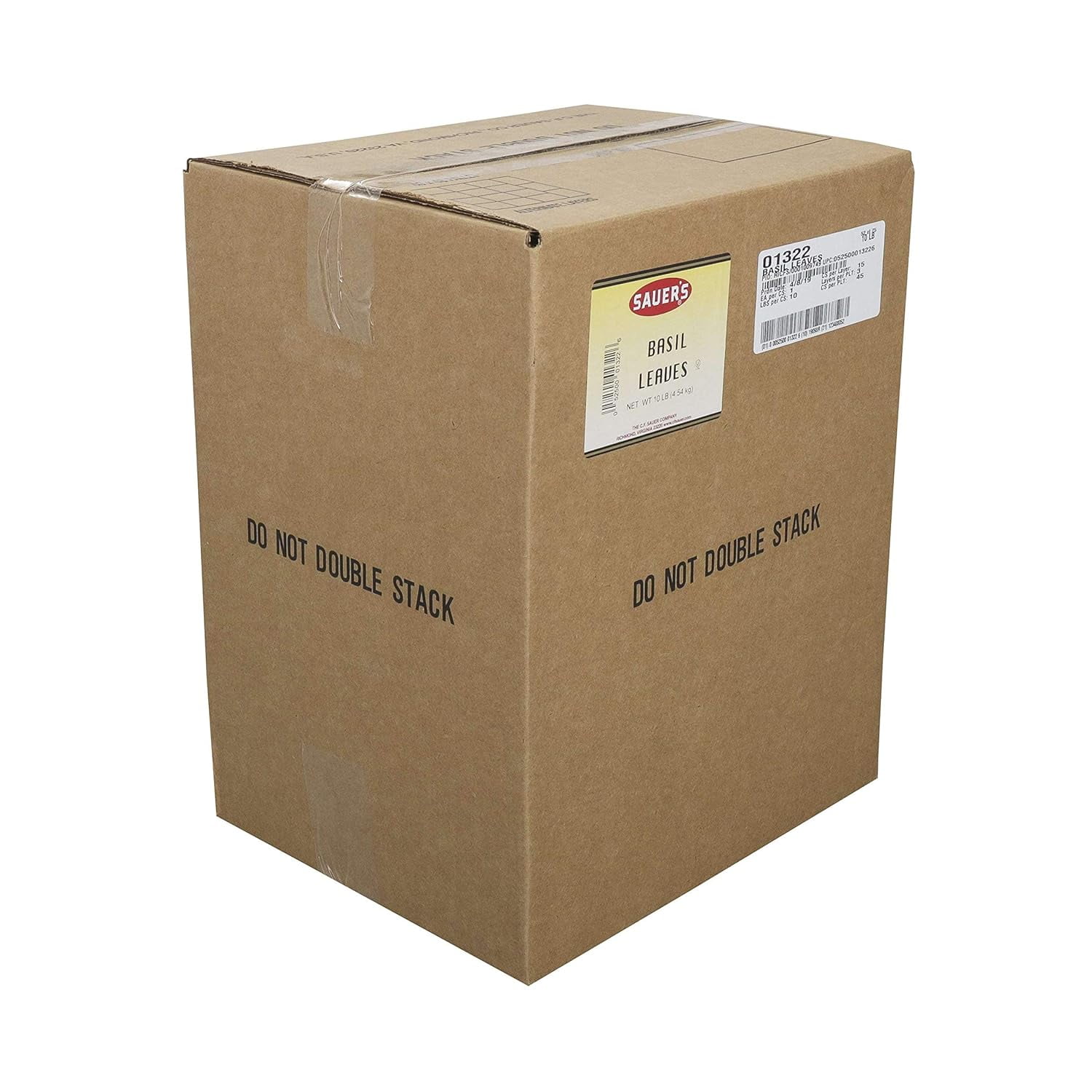 C.F. Sauer Foods Sauer Basil Leaves, 10 Pound - 10 per case. - Walmart.com