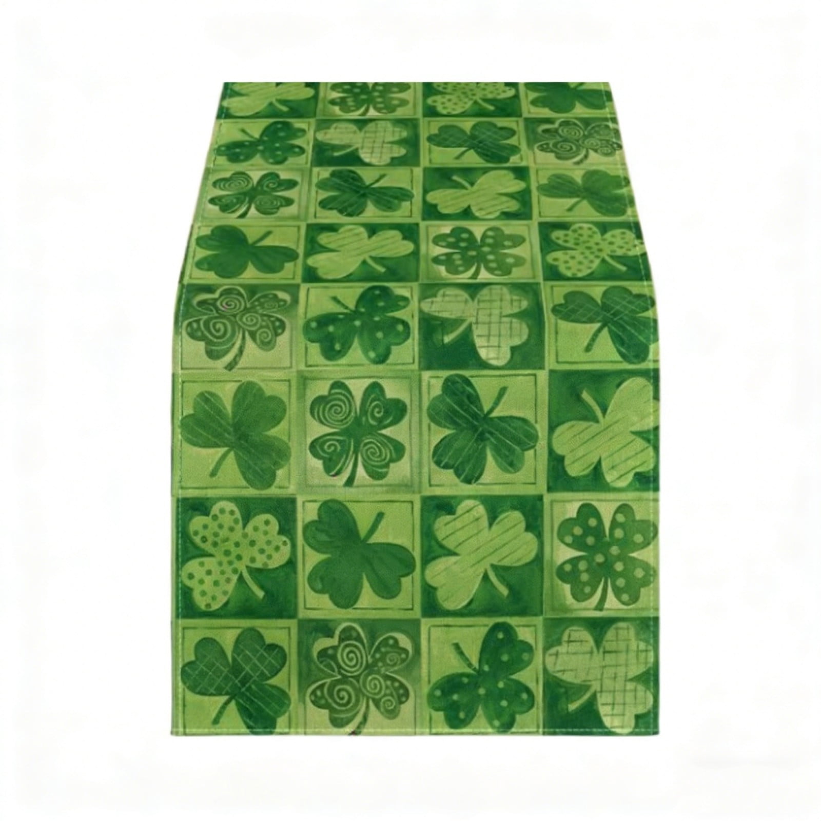 C Four Leaf Clover Table Flag St Patricks Day Table Decoration Linen ...