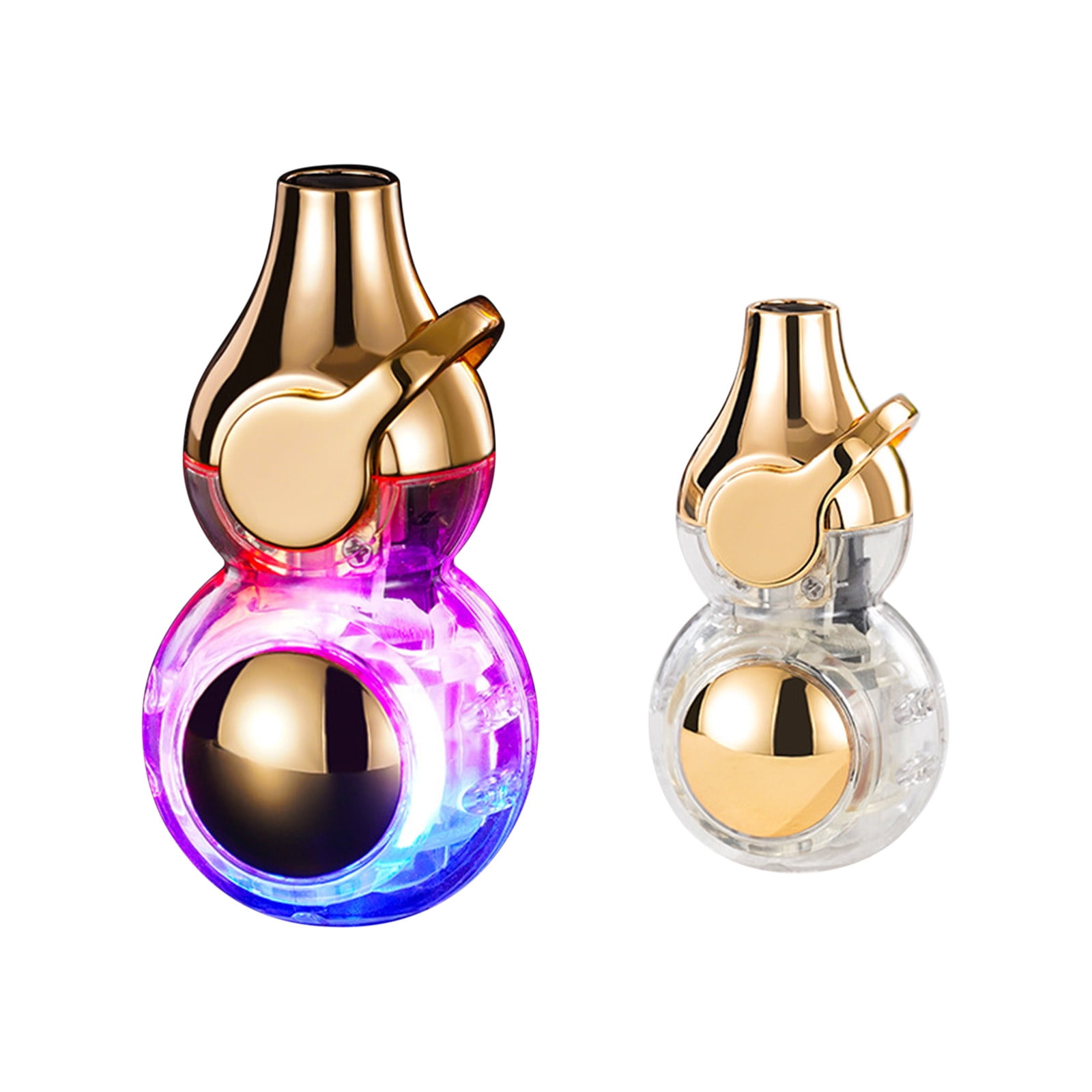 C Gourd Windproof Refillable Lighter Light Up Lighter Transparent ...