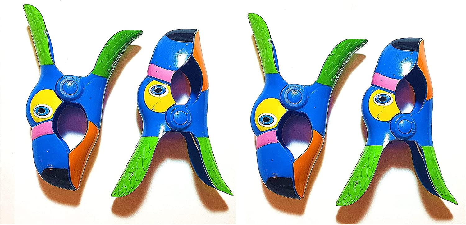 C&H Beach Towel Clips, Beach Towel Holders, Clips, Beach, Patio or Pool ...