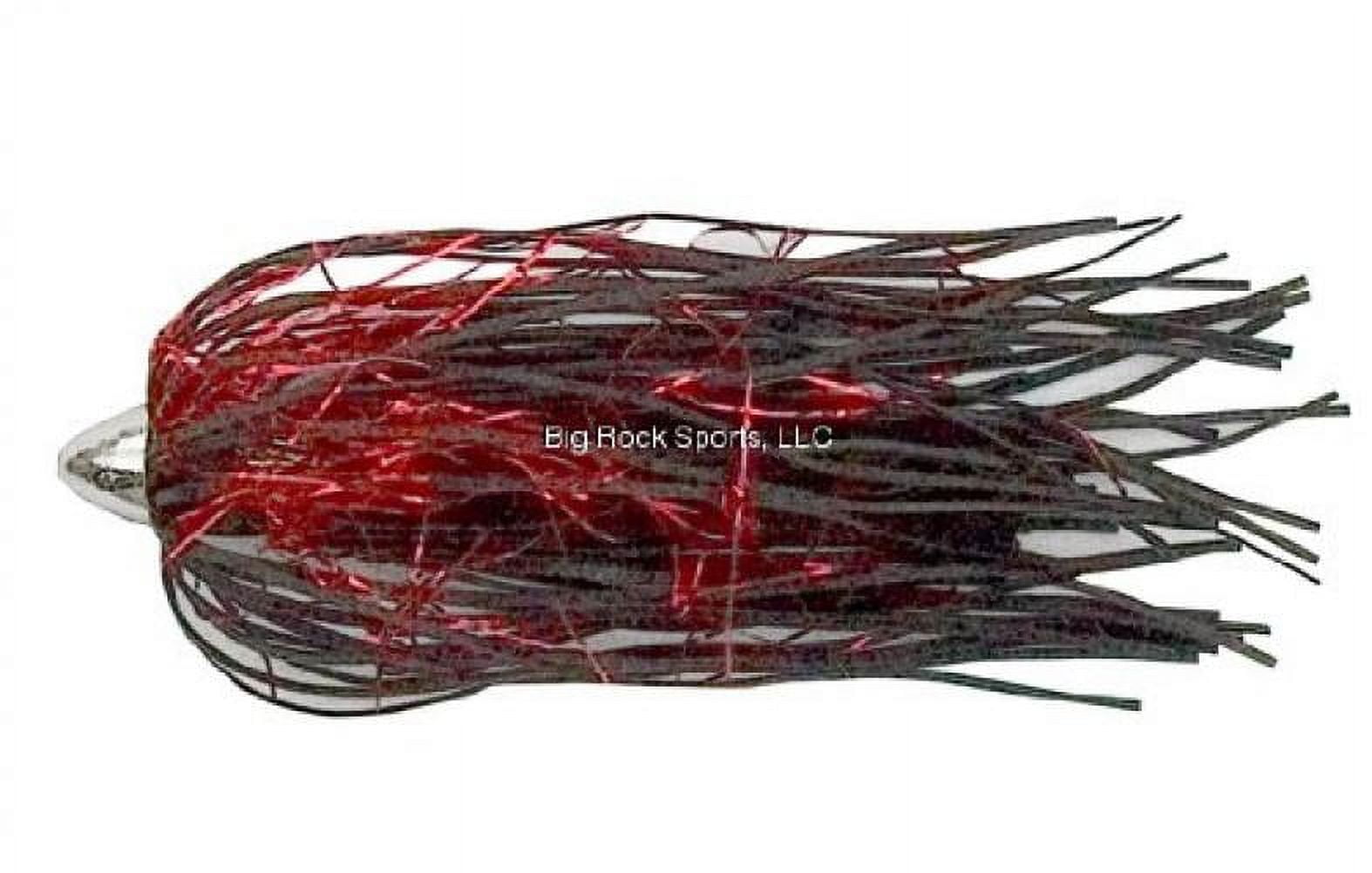 C&H CH-KB19 King Buster Lure Black And Red Mylar Skirt 1/8 oz Head ...