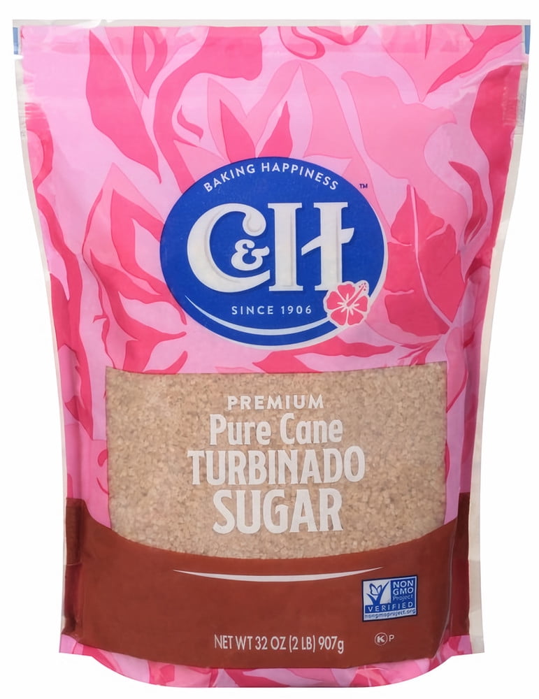 C&H Turbinado Cane Sugar, 32 oz. (Pack of 12) - Walmart.com