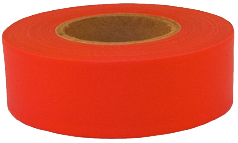 C.H. Hanson Flagging Tape, Fluorescent Red, 150 ft Long, 1.2 in Wide ...