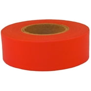 Flagging Tape, 1-3/16 in x 150 ft, Pink Glo | Bundle of 2 Rolls ...
