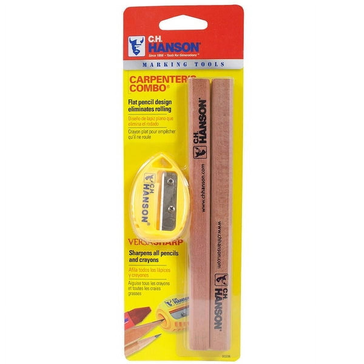 3 pc C.H. Hanson VersaSharp, CH Hanson 8.8 in. L Carpenter Pencil Kit ...