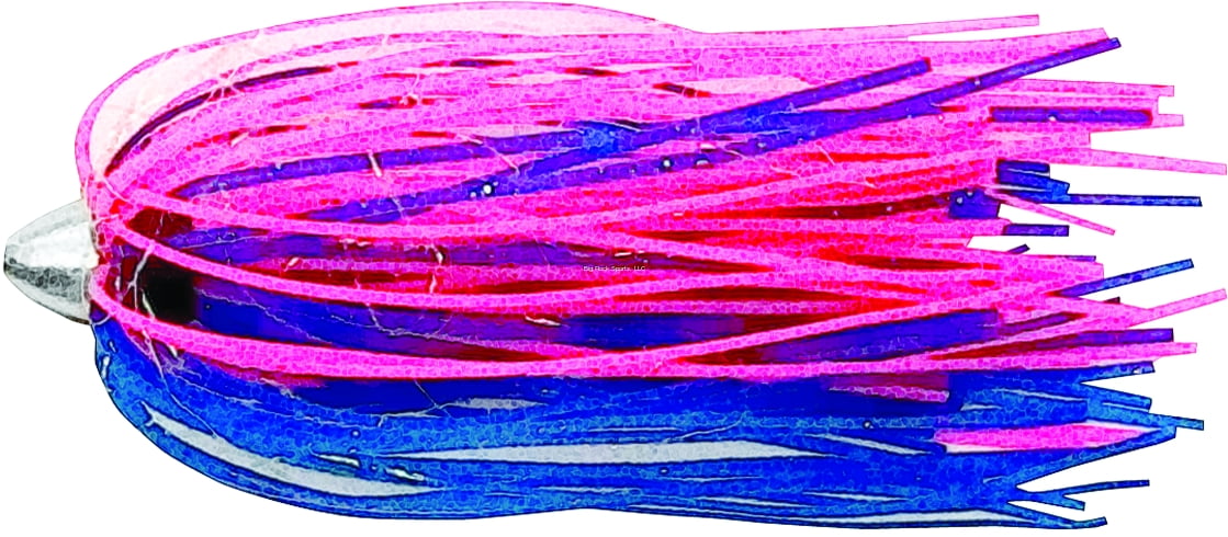 C&H King Buster Lure - 3pc Blue,Pink,Pearl Mylar Lures - Walmart.com