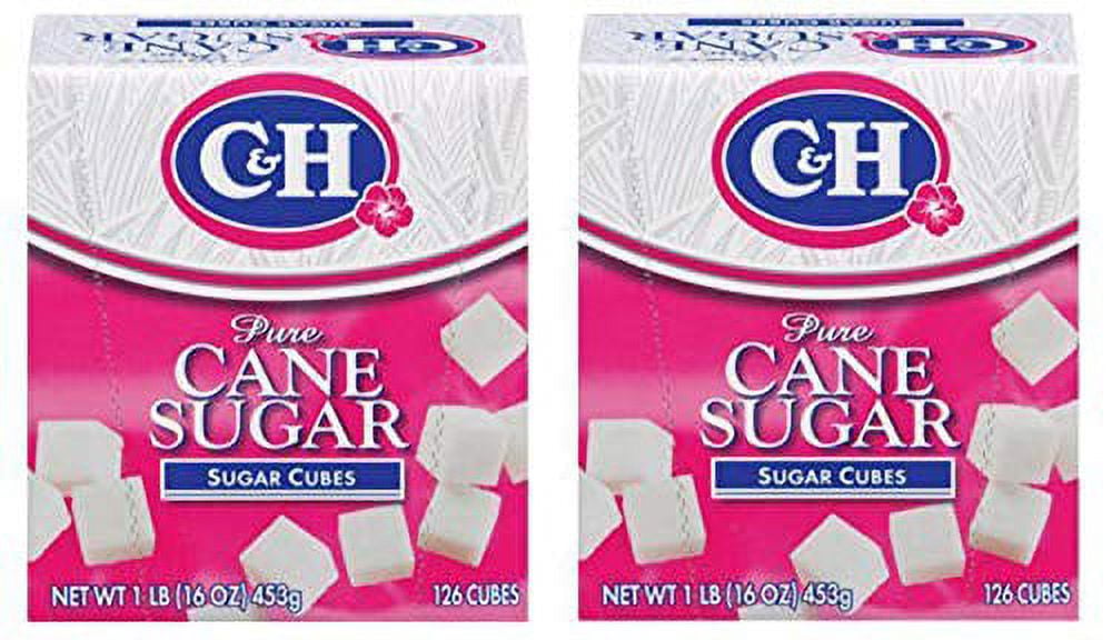 C&H Pure Sugar Cane Cubes, 16 oz, Pack of 2 - Walmart.com