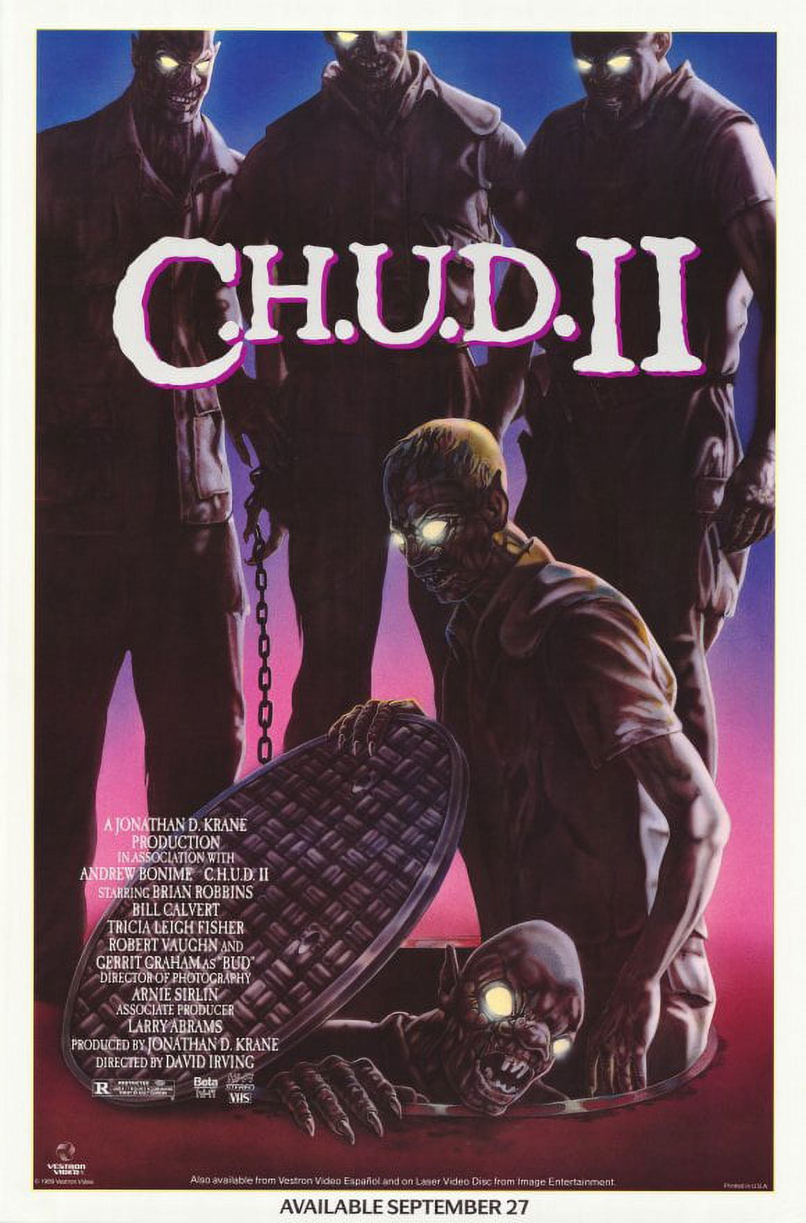 C.H.U.D. II - Bud the Chud (1989) 11x17 Movie Poster - Walmart.com
