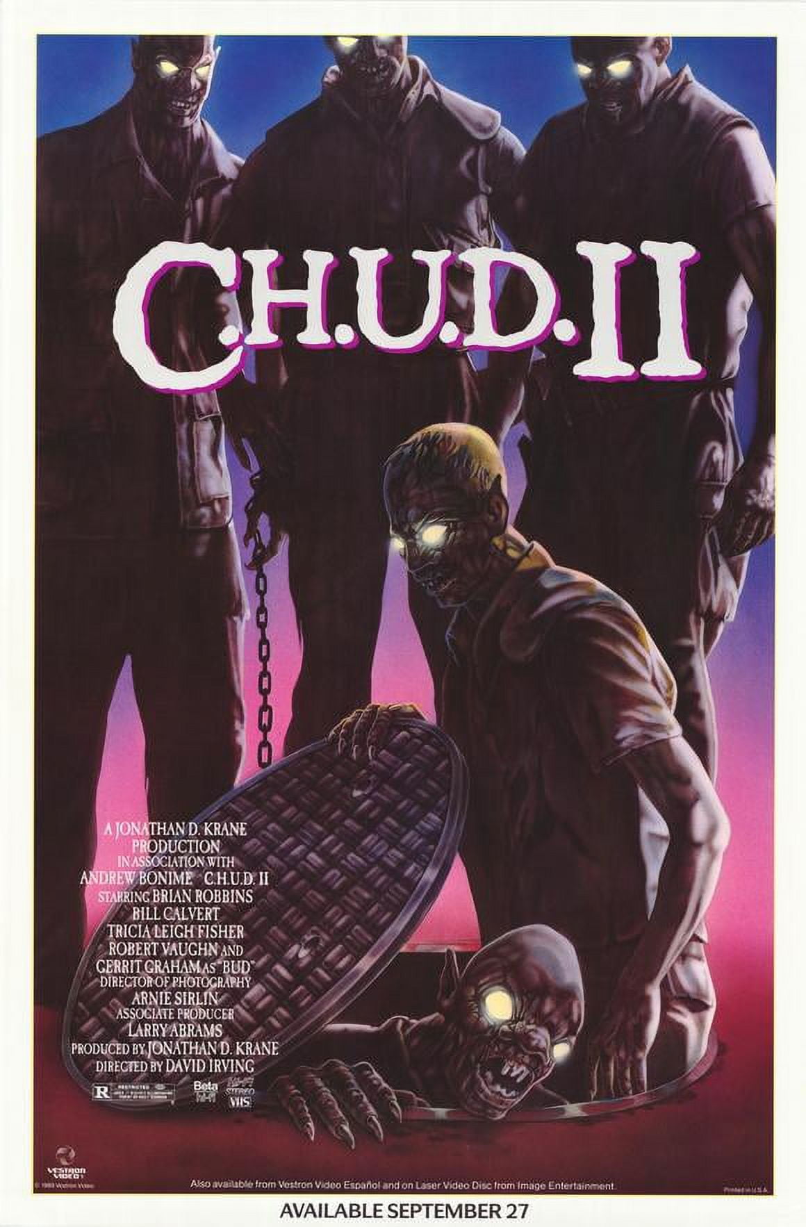 C.H.U.D. II - Bud the Chud POSTER (27x40) (1989) - Walmart.com