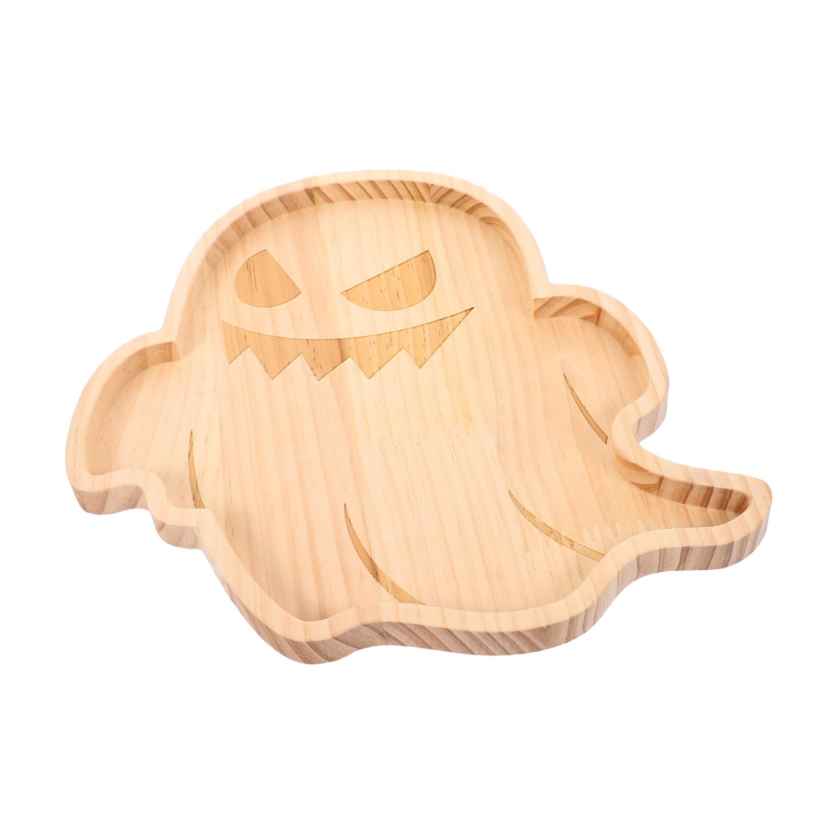 C Halloween Ghost Serving Tray Spooky Food Plate for Snacks Desserts ...