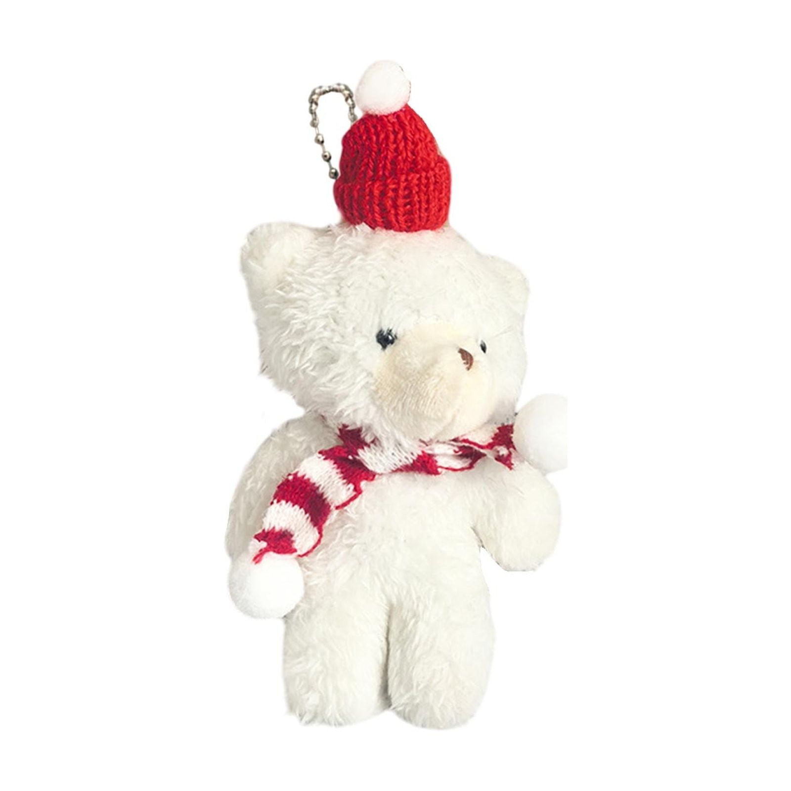 C Holiday Desktop Decor Resin Tree And House Figurine With Bear ...