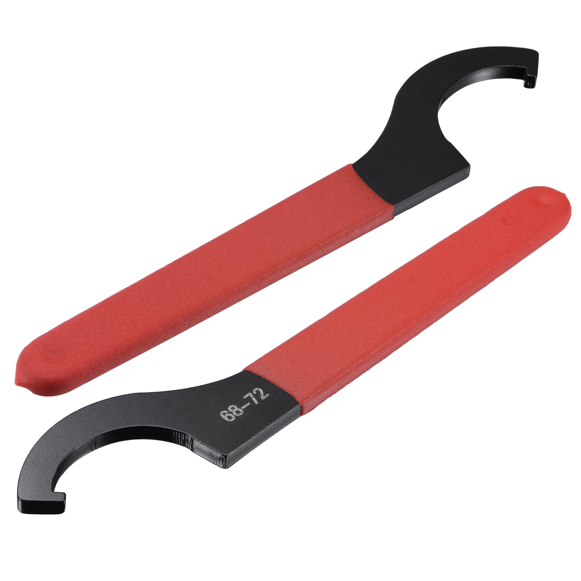 C Hook Spanner Wrench Collet Chuck for 68-72mm Round Nut, w Red Non ...