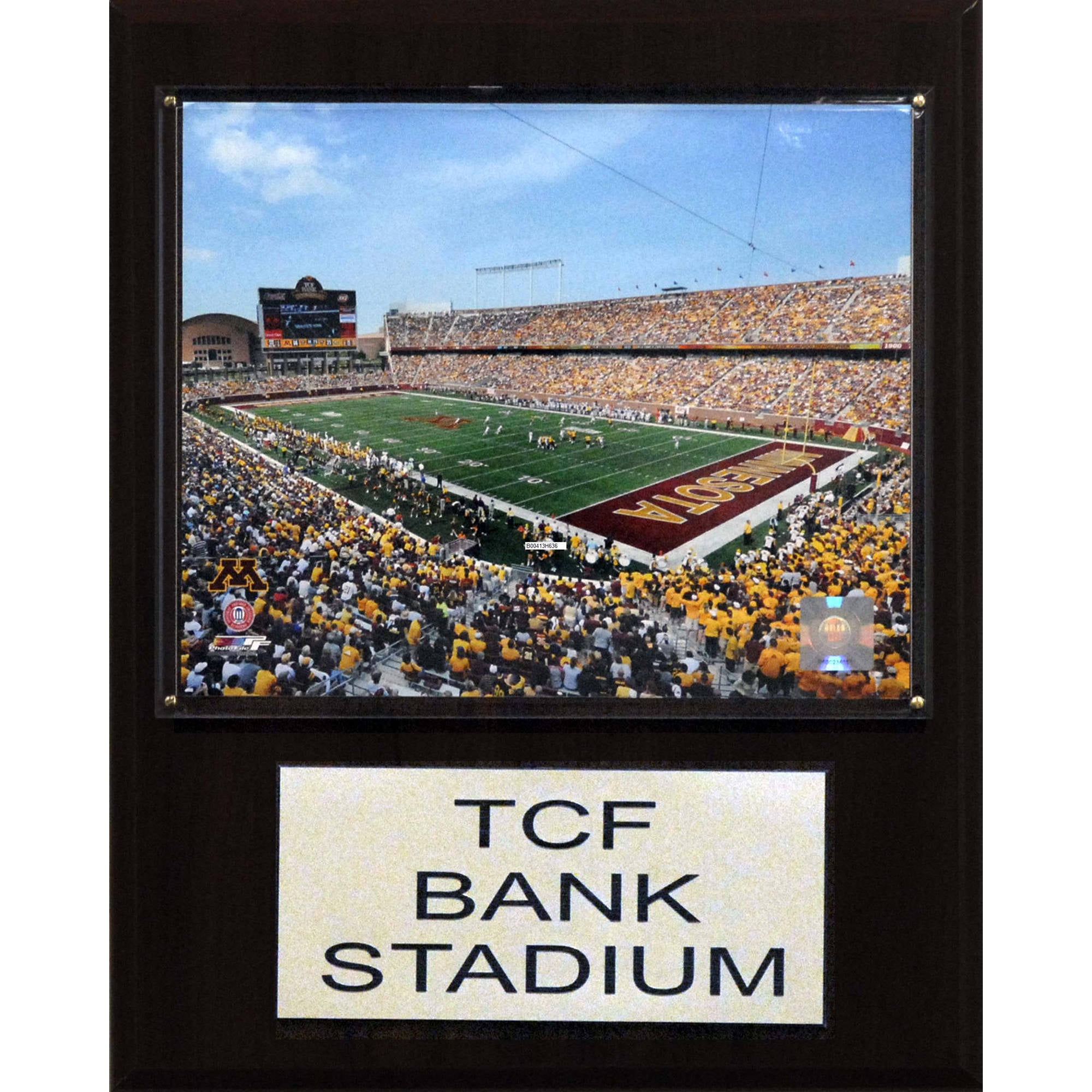 C&I Collectables NCAA Football 12x15 TCF Bank Stadium Stadium Plaque ...