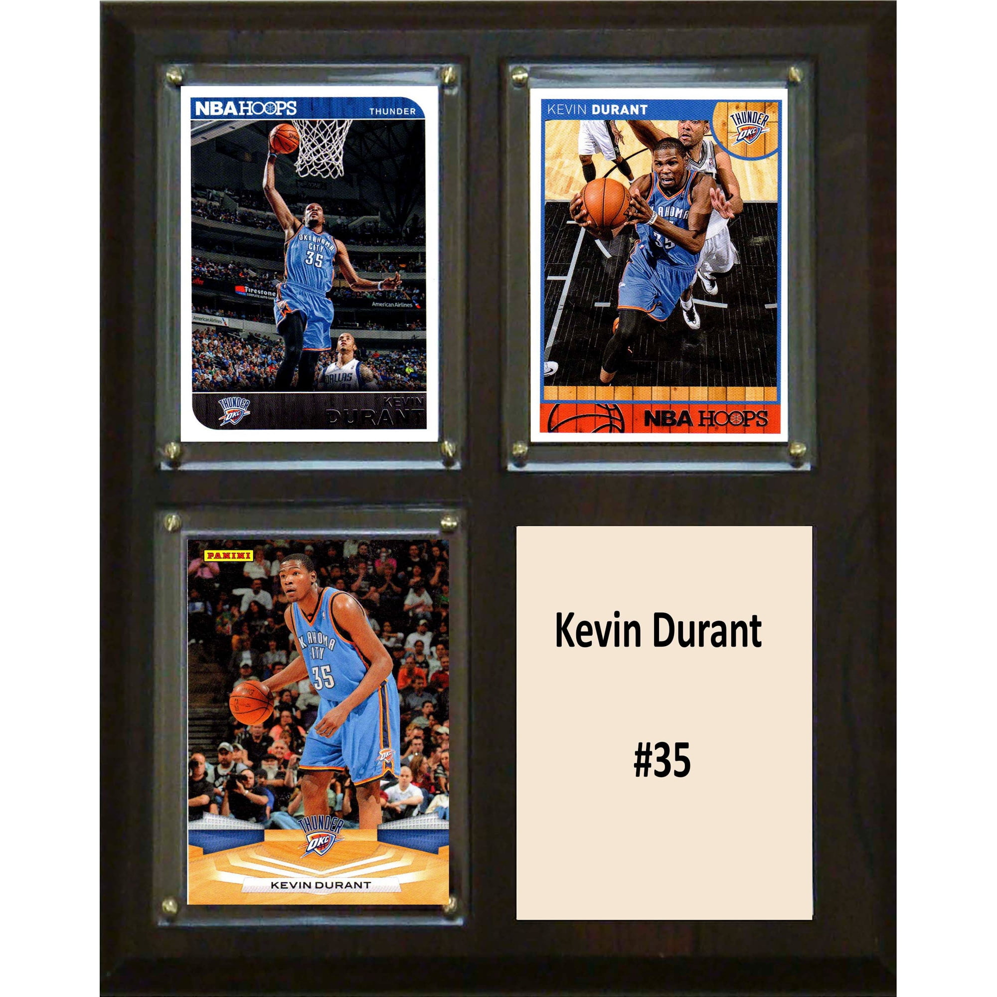 C&I Collectibles NBA Kevin Durant Oklahoma City Thunder Three Card ...