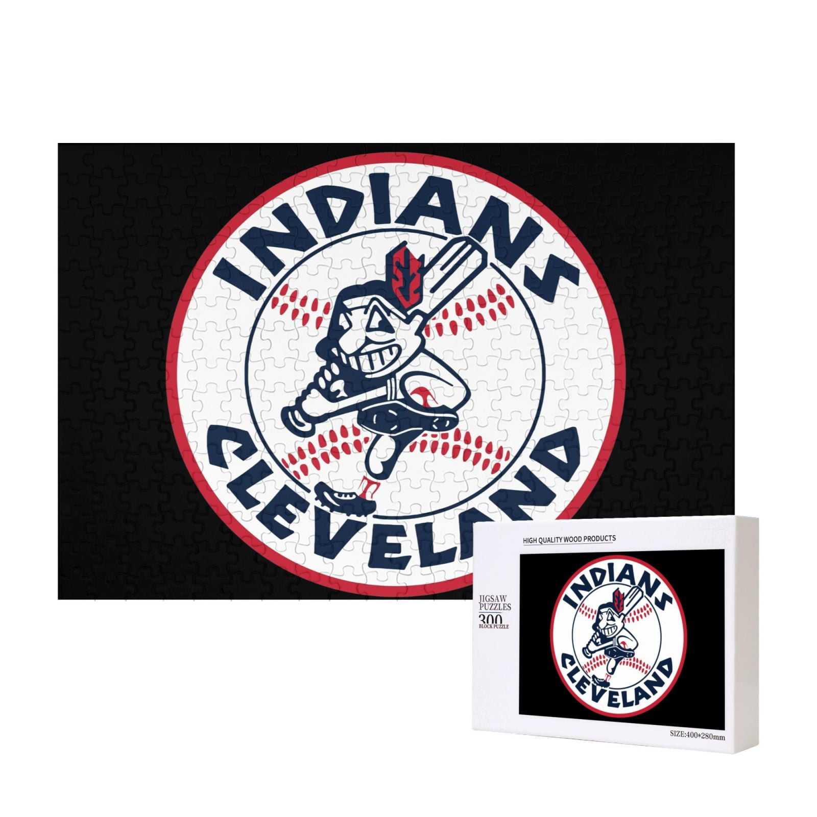 C_Indians Team 300 Piece Jigsaw Puzzle Popular Puzzle Family ...