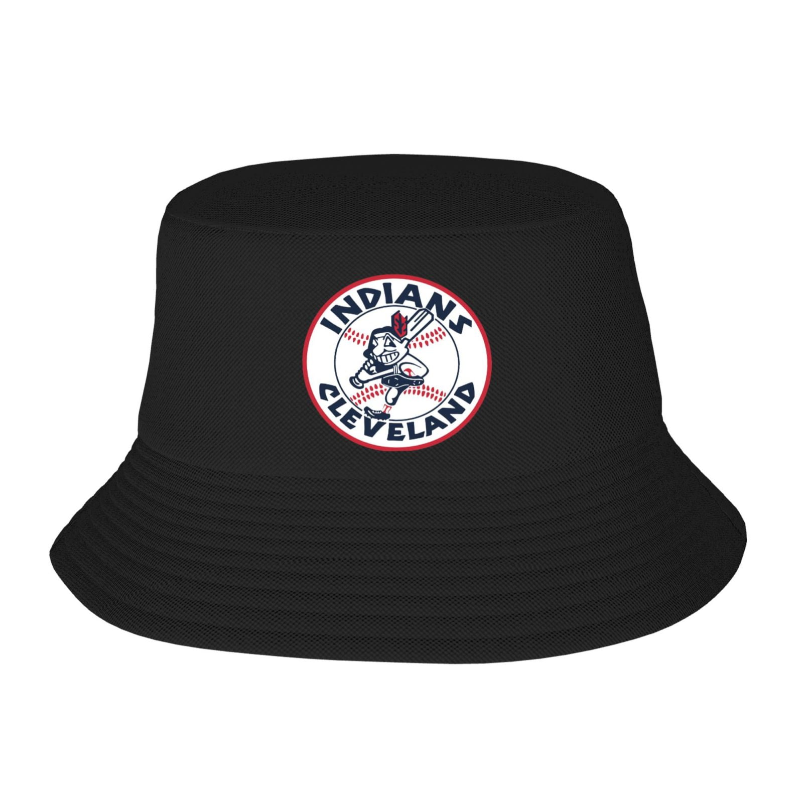 C_Indians Team Bucket Hat Beach Sun Hat Fishing Hat Summer Outdoor ...