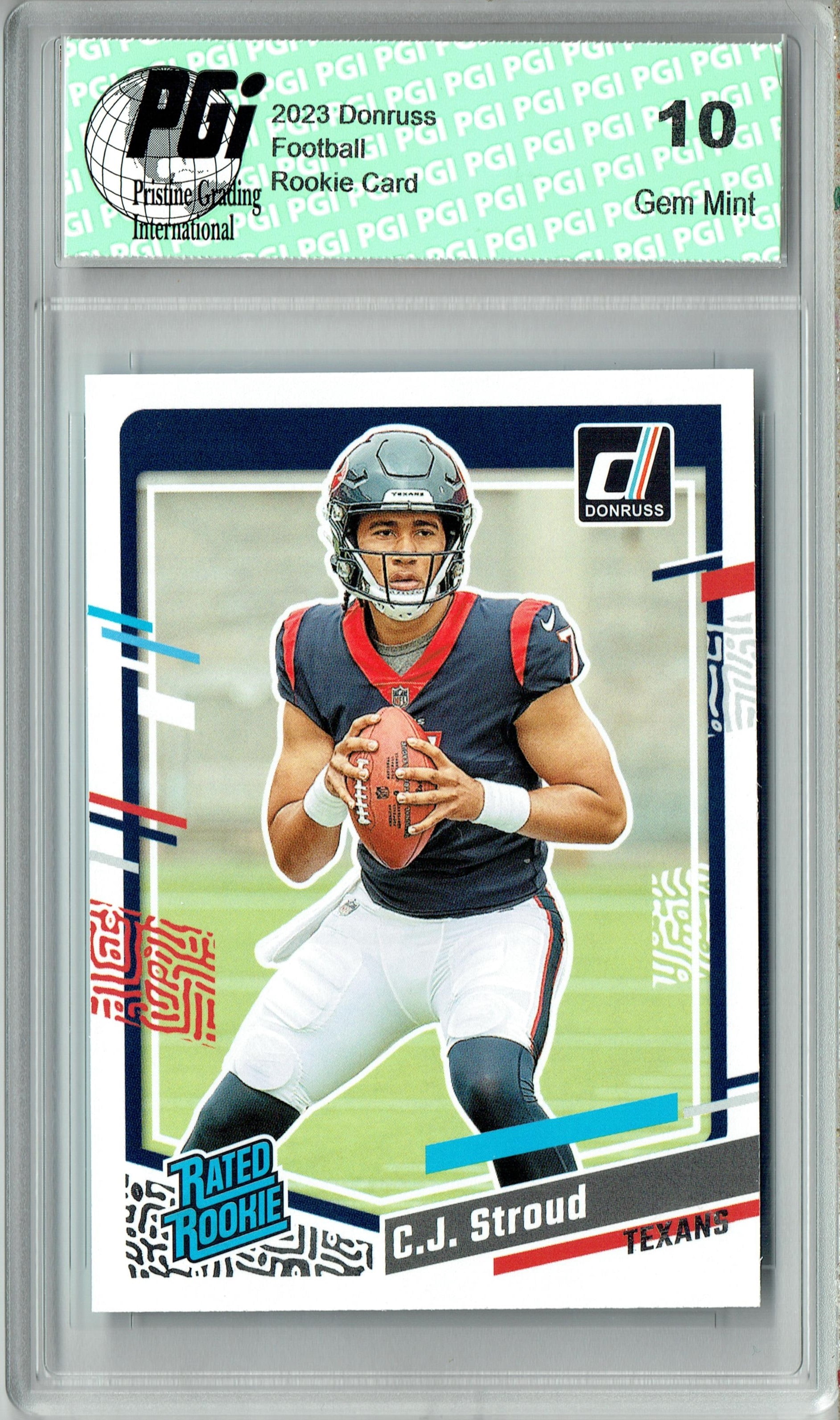 C.J. Stroud 2023 Donruss Football #339 Rated Rookie Card Houston Texans ...