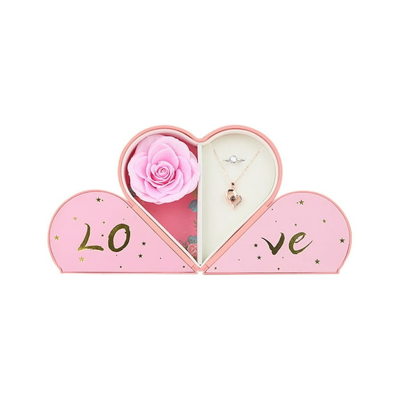 C Jewelry Gift Box With Double Opening Design Includes Space For Ring ...