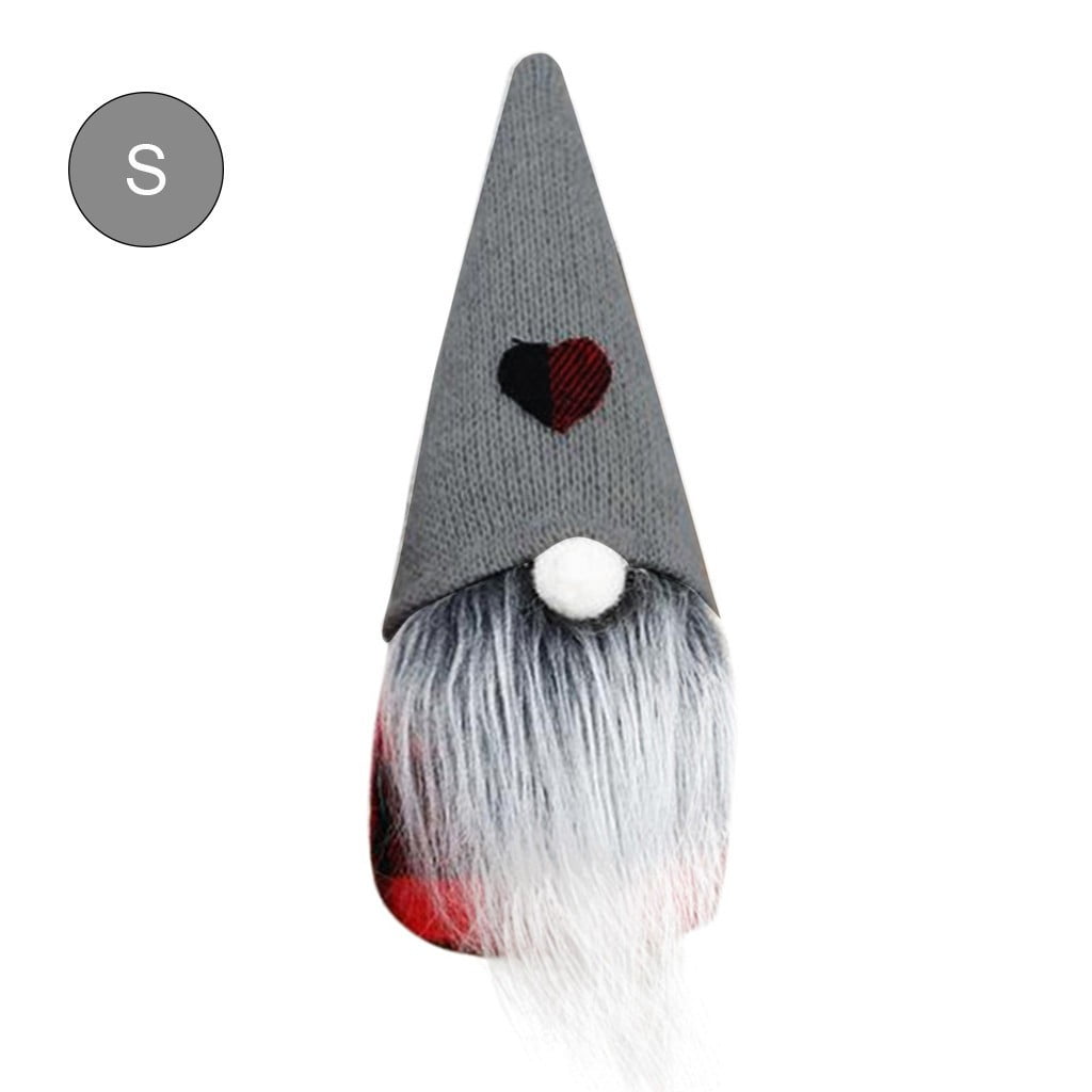 C Knitted Christmas Decoration Faceless Doll Forest Elder Ornaments ...