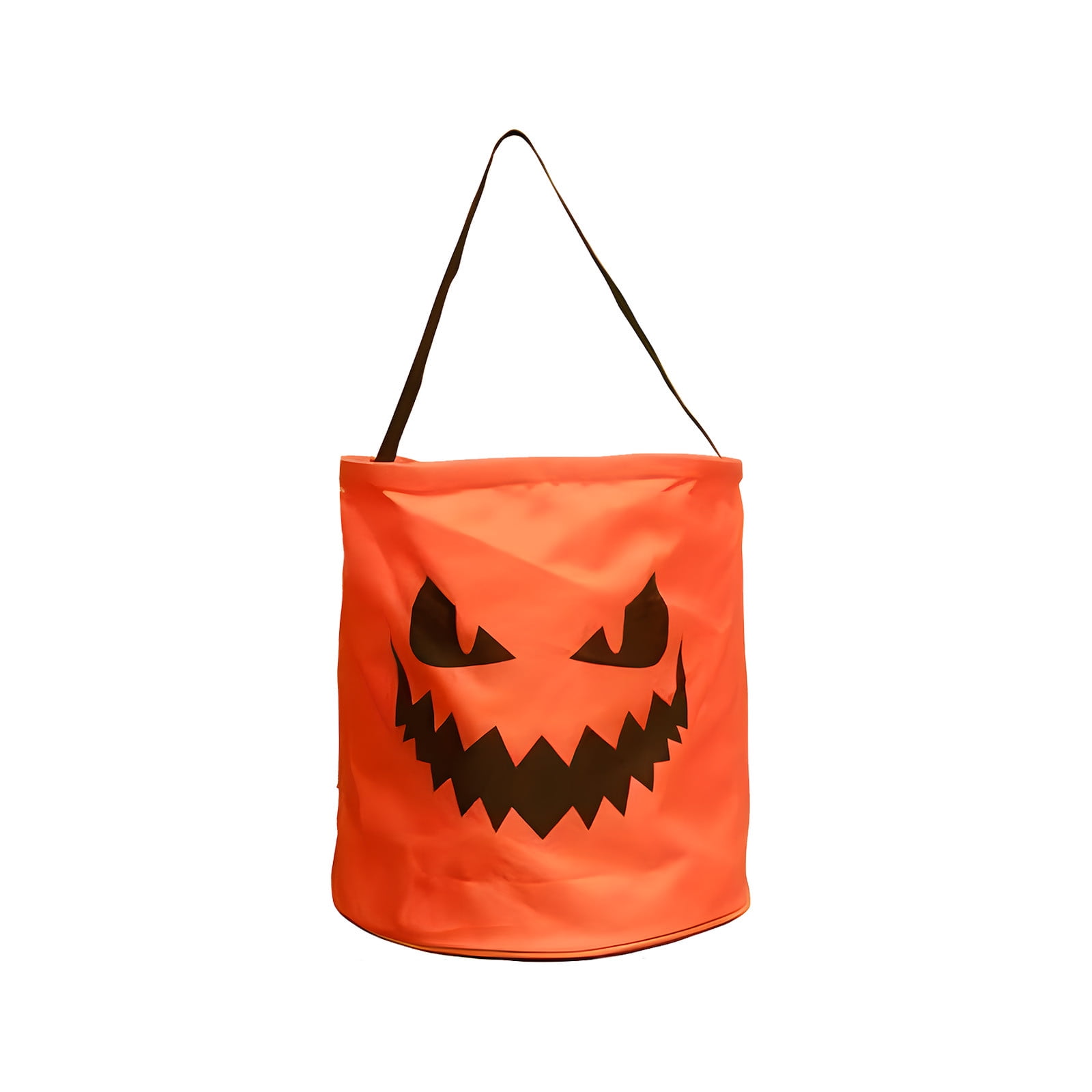 C Led Halloween Candy Bag Glowing Pumpkin Tote For Kids Trick Or Treat ...