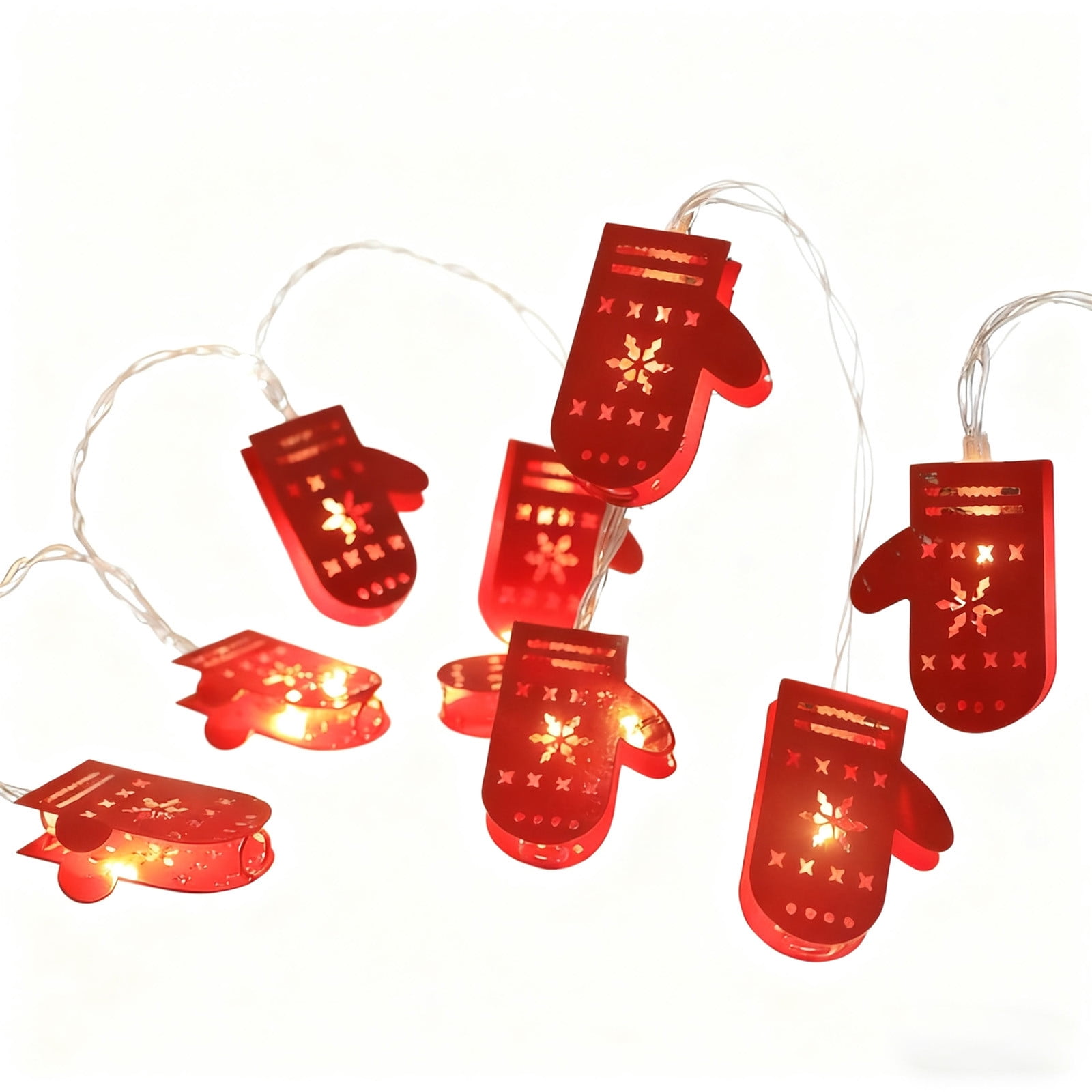 C Led String Lights With Iron Santa And Snowman For Christmas Party ...