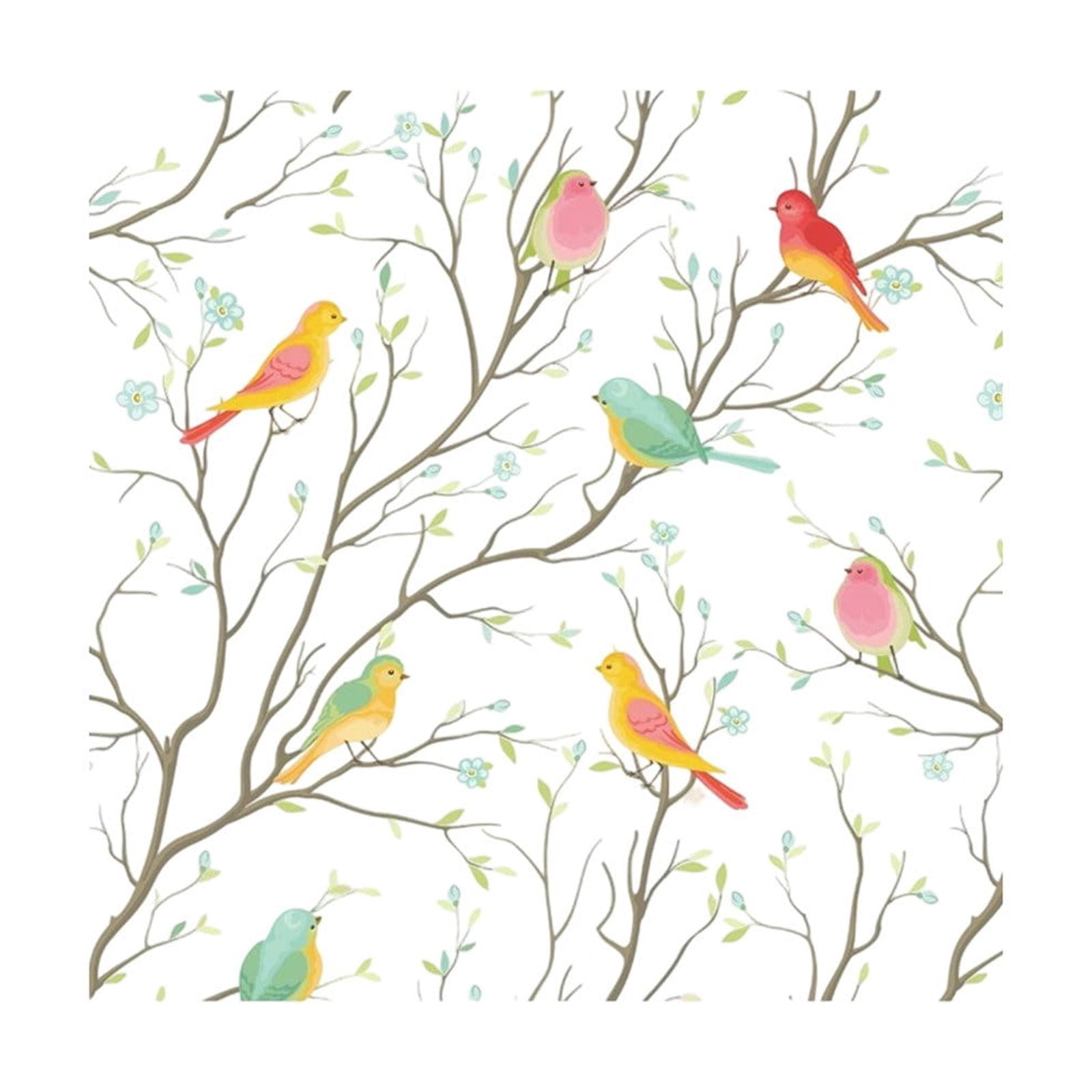 C Light Transmitting Bird Statics Glass Film Privacy Protection Window ...