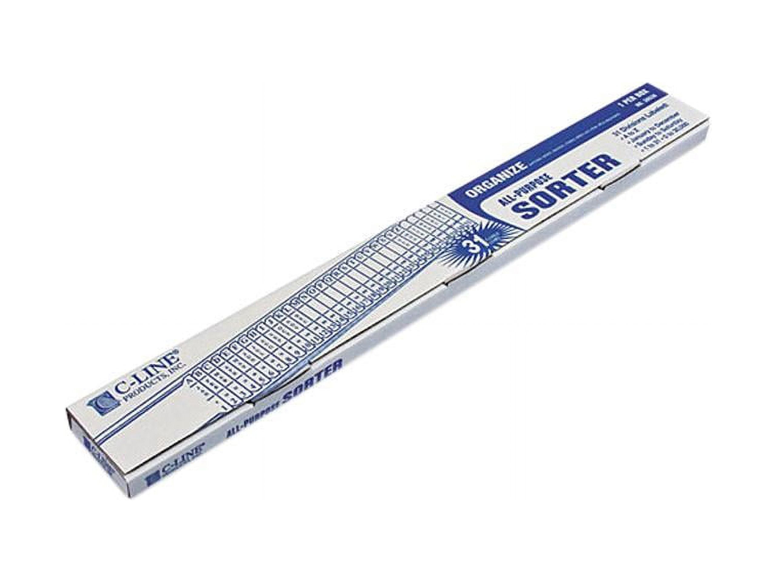 C-Line All-Purpose Document Sorter, Plastic, 2 1/2" x 23 1/2" - Walmart.com