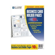 Deli 180-Card Holder, Portable Business Card Book, Sleek Black ...