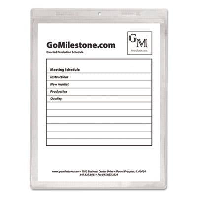 C-Line Job Plastic Heavy Duty Protector, Clear Vinyl Shop Ticket Holder ...