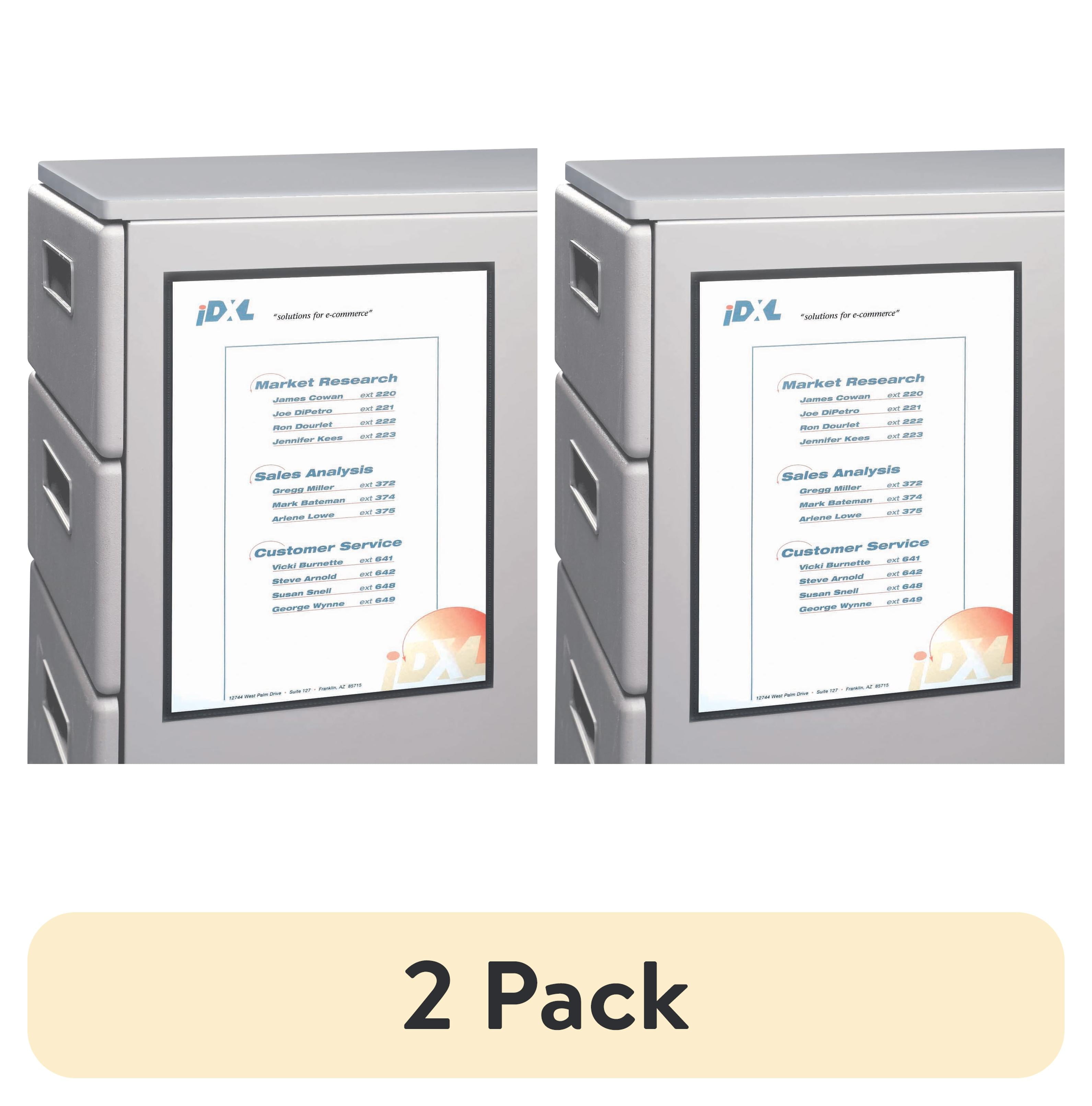 (2 pack) C-Line Magnetic Cubicle Keepers, 8.5 x 11 in., Clear, 25 Count ...