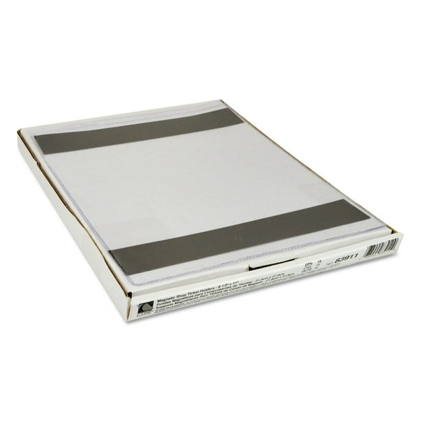 C-Line Magnetic Shop Ticket Holder, Super Heavy, 15", 8 1/2 x 11, 15/BX ...
