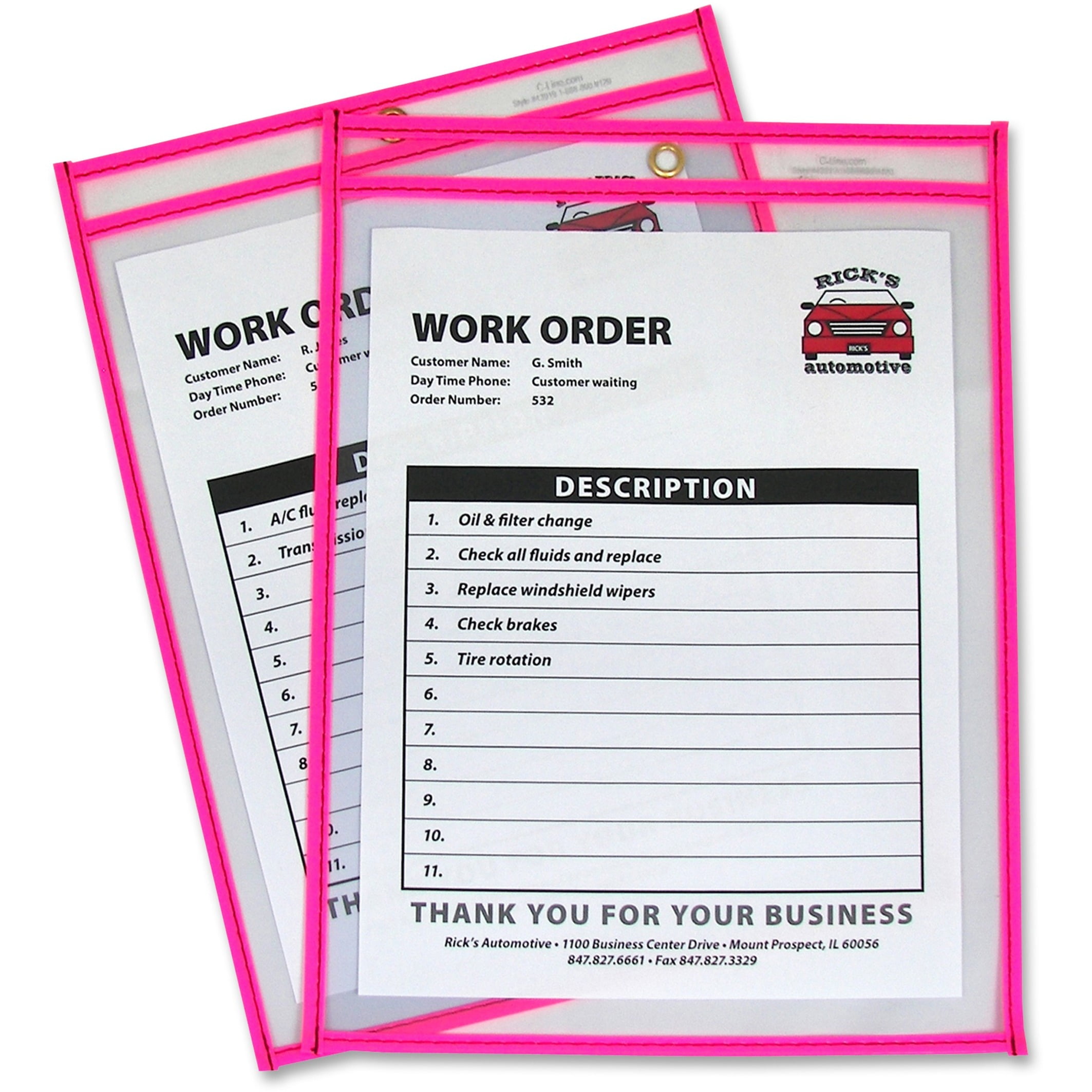 C-Line Neon Shop Ticket Holders, Stitched - Walmart.com