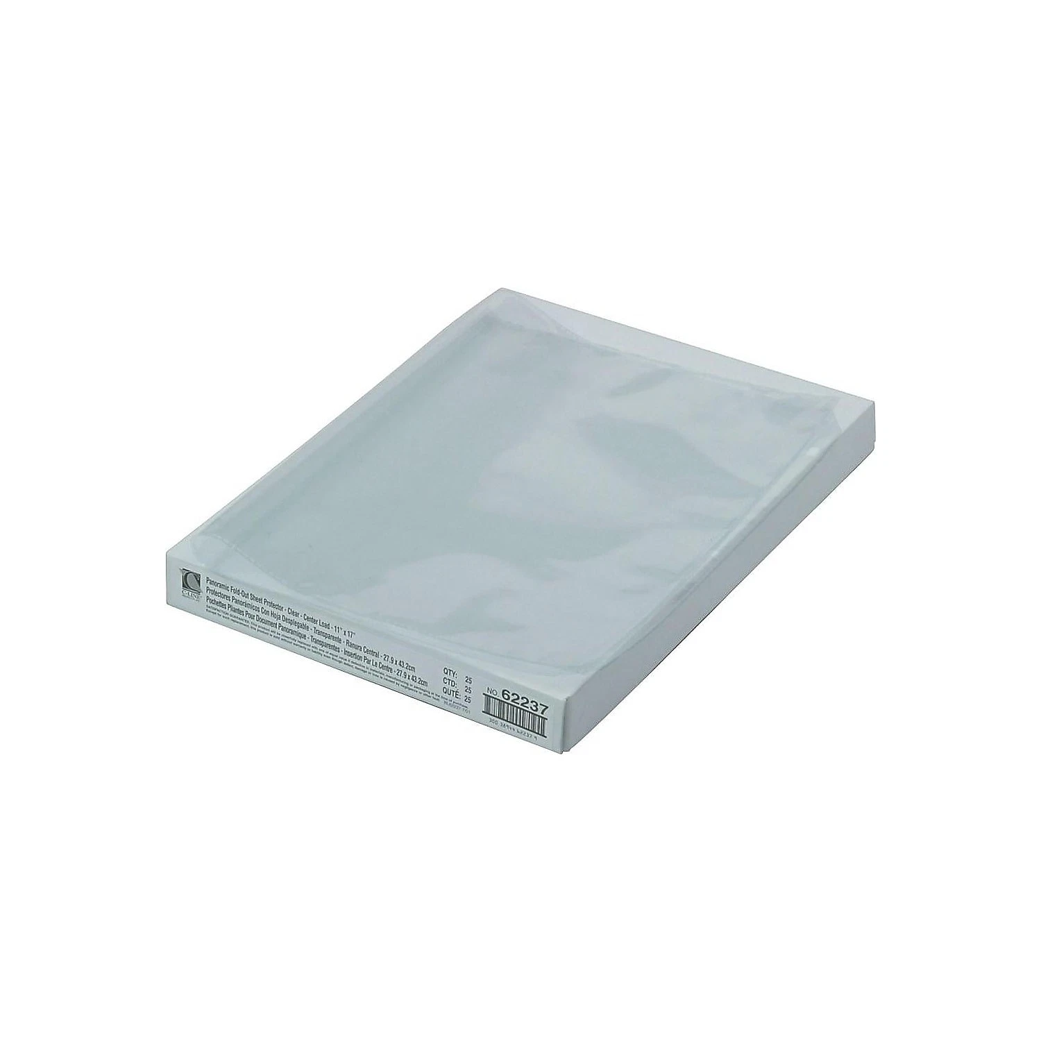 C-Line Panoramic Fold-Out Polypropylene/Pp Sheet Protectors Clear ...