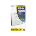 C-Line Peel & Stick Add-On Filing Pockets, 25", 11 x 8 1/2, 10/Pack ...
