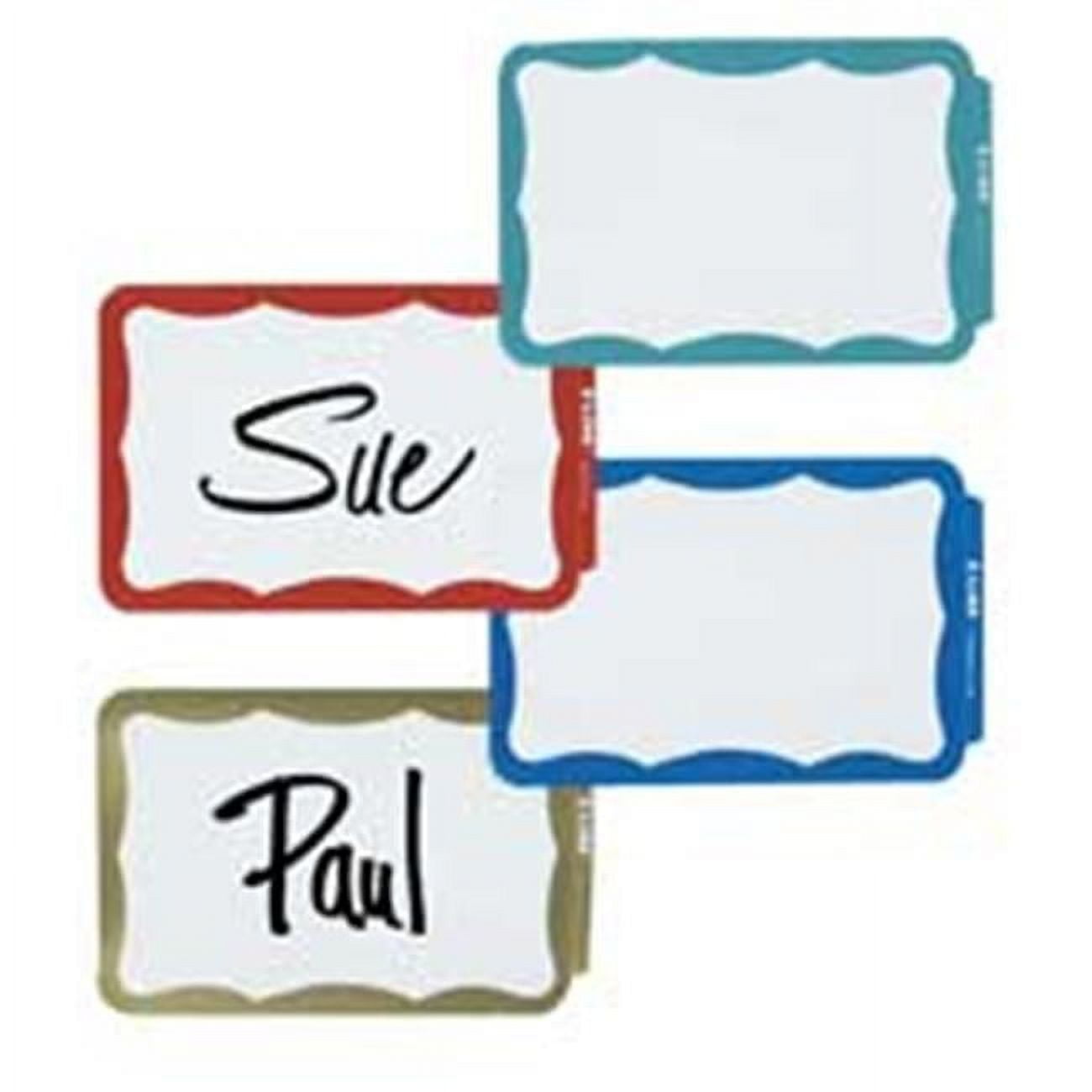 C-Line Products- Inc. Name Badge- 3-.50in.x2-.25in.- Red Border ...