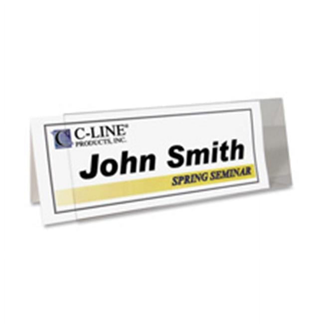 C-Line Products- Inc. Scored Tent Inserts- 8-.50in.x11in.- White ...