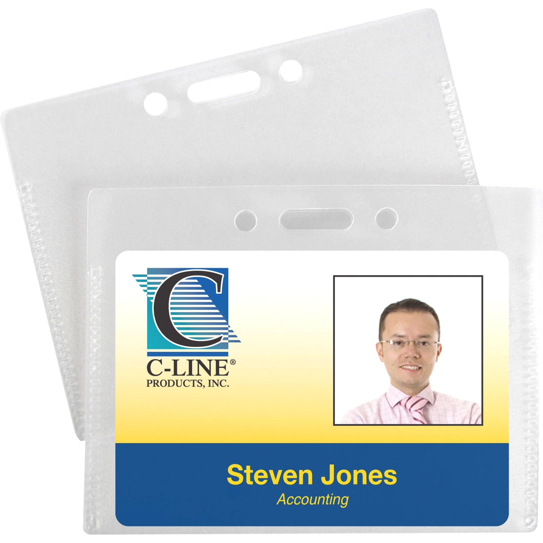 Proximity Badge Holders, Horizontal, 50/PK - Walmart.com