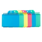 C-Line Spiral Bound Index Card Notebook with Index Tabs, Assorted ...