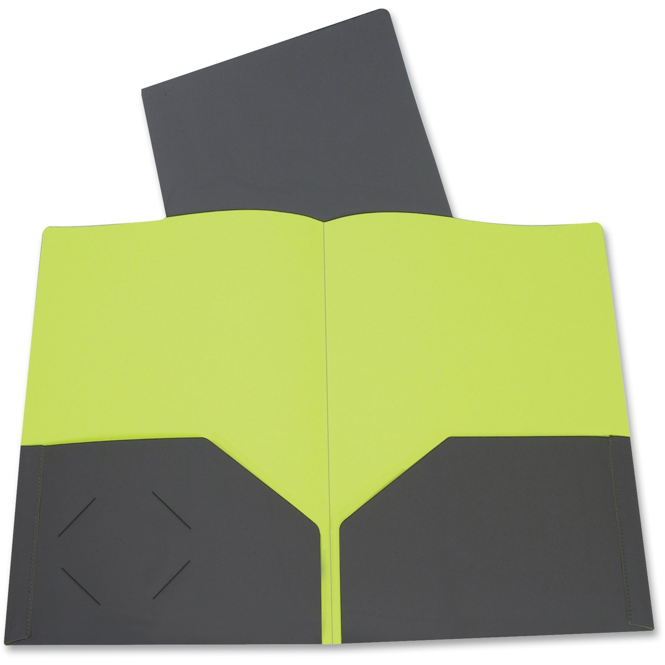 C-Line Two-Tone Two-Pocket Poly Portfolios - Walmart.com